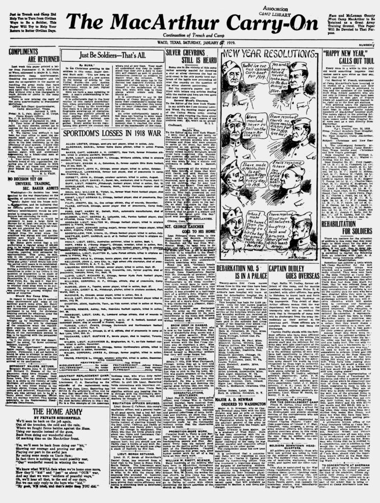 America in World War I: Military Camp Newspapers | Doughboy Foundation