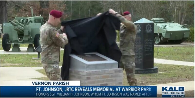 Fort Johnson, JRTC reveal memorial for WWI Sergeant William Henry ...