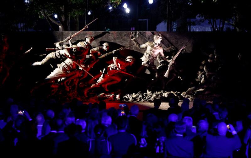 National WWI Memorial — A Soldier's Journey: First Illumination Ceremony | The Doughboy Foundation