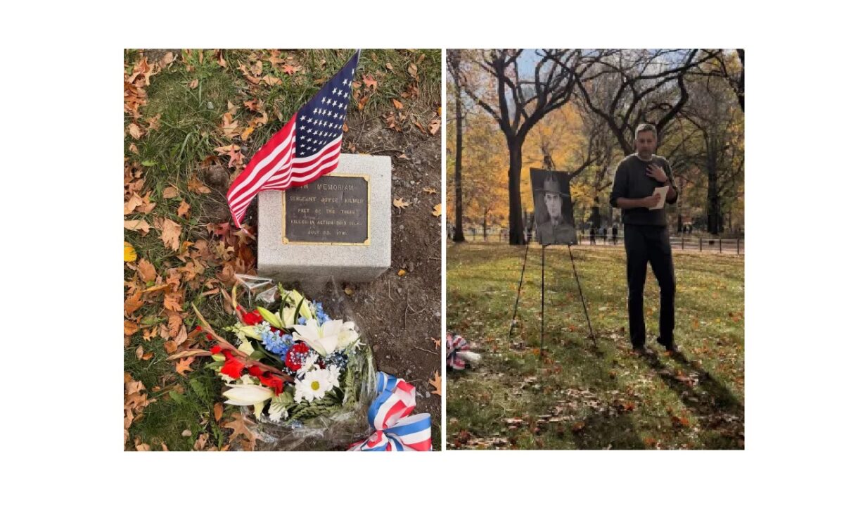 Mahwah, NJ poet Joyce Kilmer honored in NYC with refurbished plaque ...