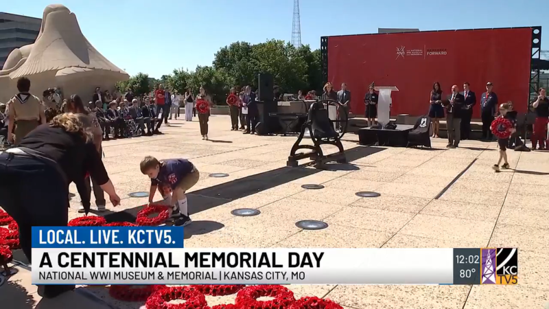 Wreaths laid at museum centennial ceremony for 441 Kansas Citians who ...